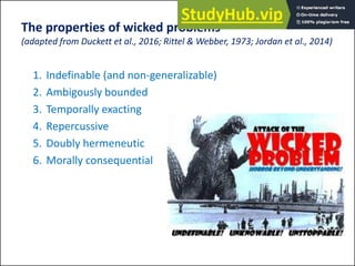 Applying Pedagogies To Wicked Problems In Geography | PPT