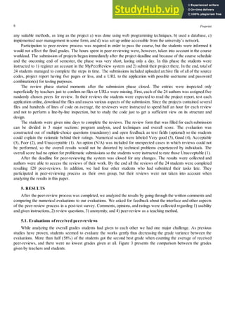 Applying Peer-Review For Programming Assignments | PDF | Web Development | Internet