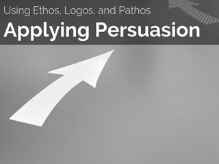Applying Persuasion: Ethos, Logos, and Pathos | PDF