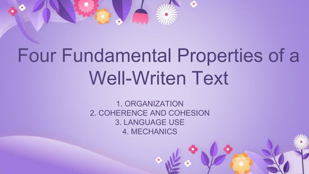 applying properties of a well-writen text.pptx