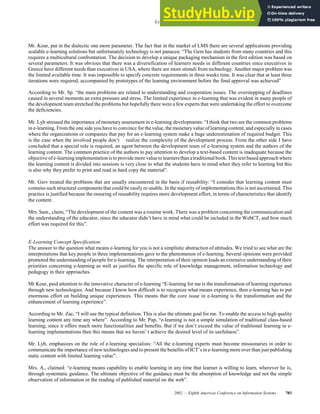 APPLYING QUALITATIVE RESEARCH IN E-LEARNING DISCUSSION AND FINDINGS FROM THREE CASE STUDIES ...