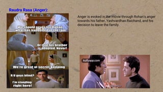 Applying Rasa Theory on the Movie Kabhi Khushi Kabhie Gham .pptx