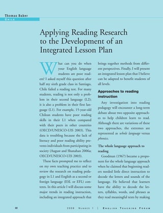 Applying reading research | PDF
