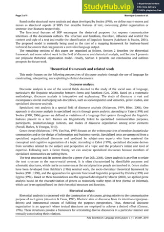 Applying Rhetorical Analysis To Processing Technical Documents | PDF ...