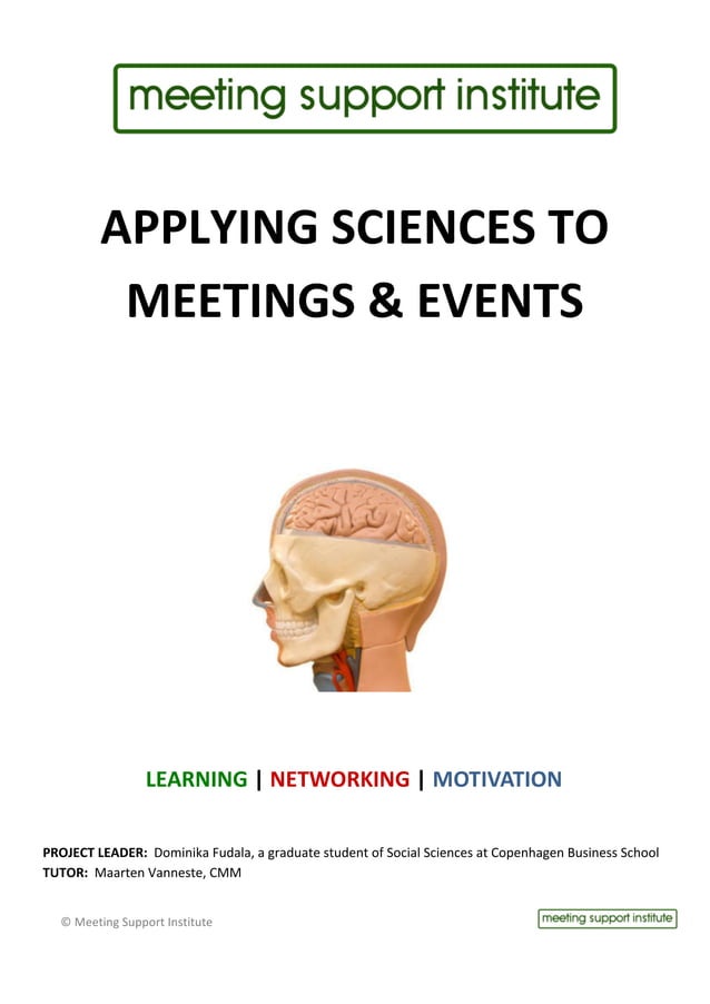 Applying sciences to meetings & events | PDF | Educational Assessment ...