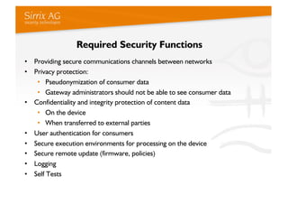 Applying a Security Kernel Framework to Smart Meter Gateways | PDF