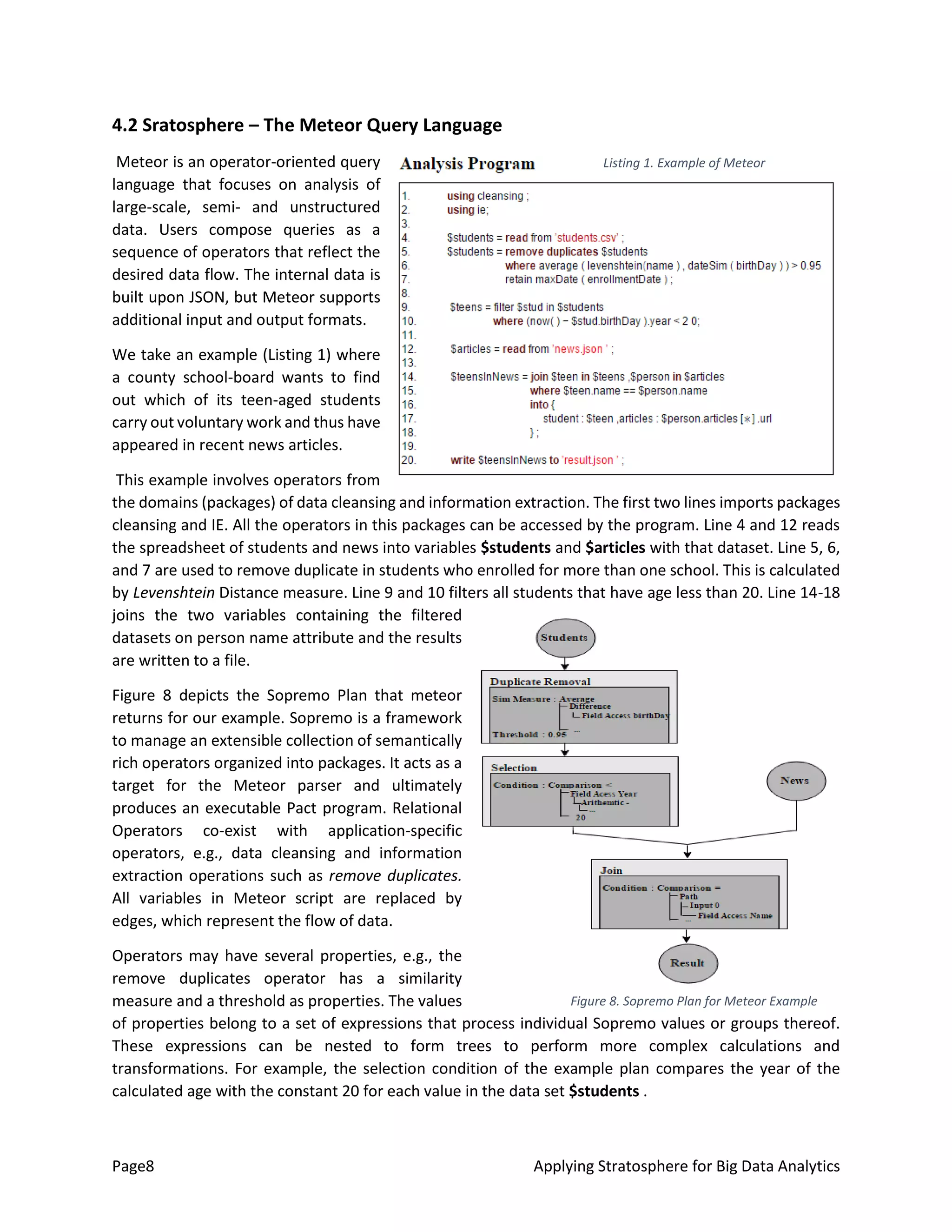 Applying stratosphere for big data analytics | PDF | Databases | Computer Software and Applications