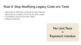Applying TDD to Legacy Code | PPT