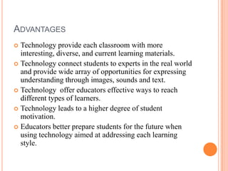 Applying technology to school | PPT