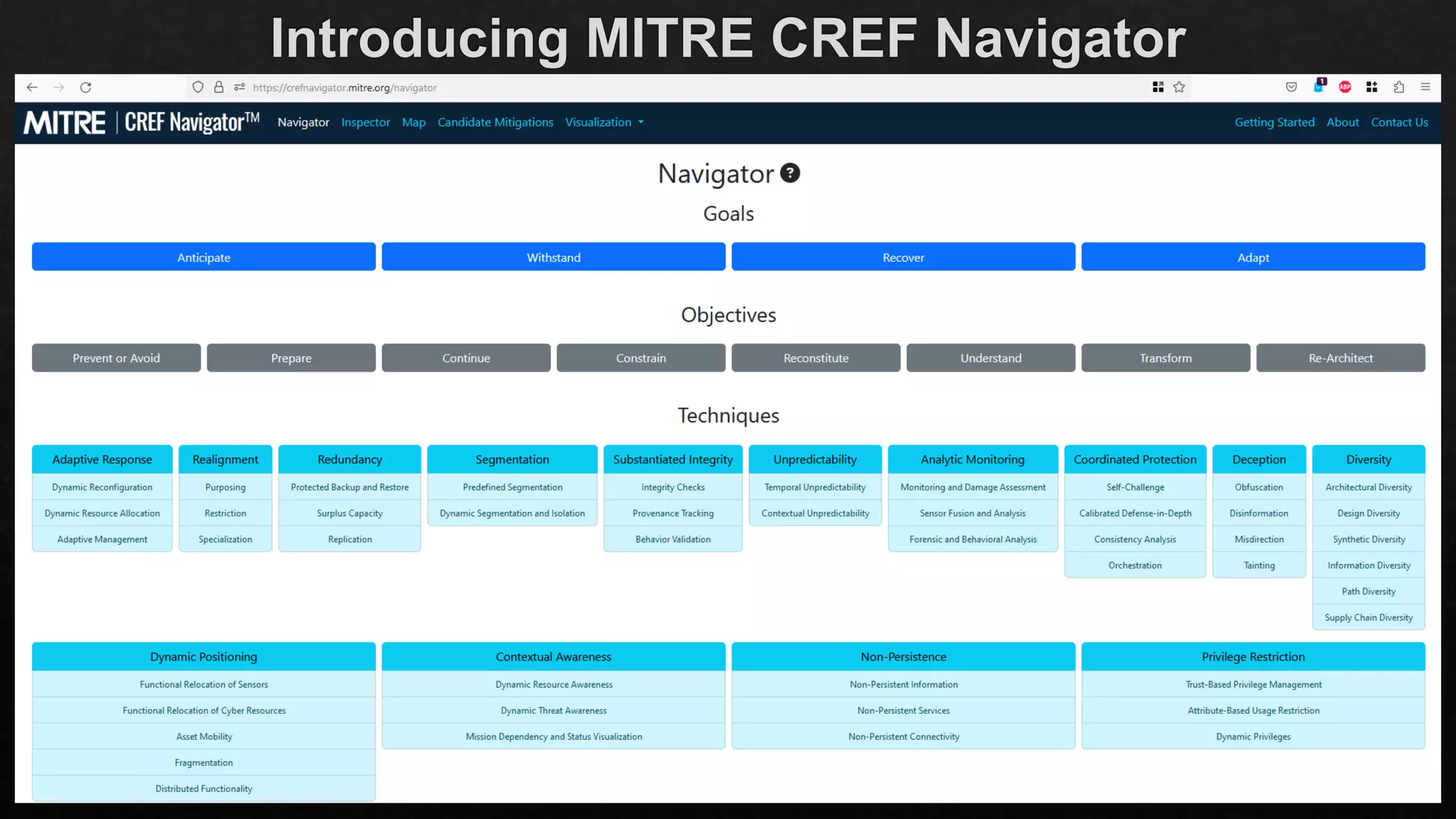 Applying the MITRE CREF.pptx | Information and Network Security | Computing
