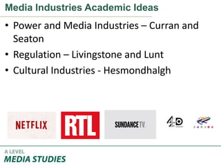 Applying theory media industries | PPTX