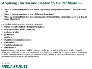 Applying theory media industries | PPTX