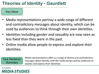 Applying theory media representation | PPTX