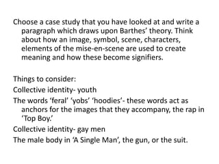 Applying theory to case studies 1 | PPTX