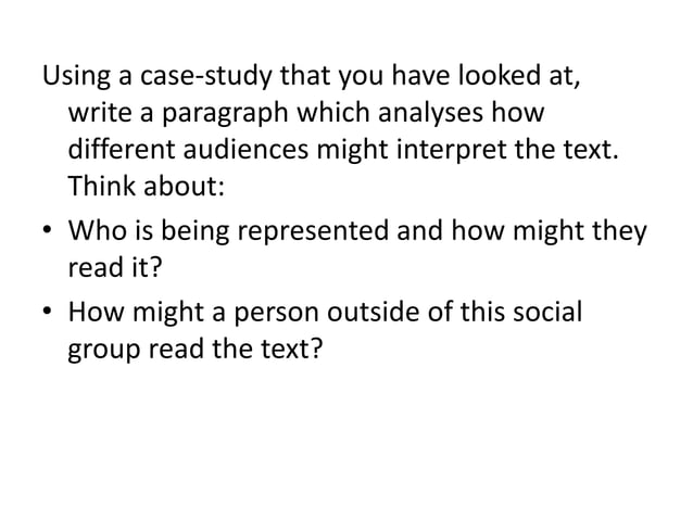 Applying Theory To Case Studies 1 Ppt