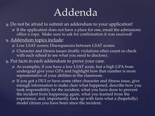 A Guide To Applying to Law School Powerpoint.maral cavner | PPT