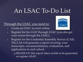 A Guide To Applying to Law School Powerpoint.maral cavner | PPT