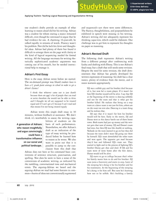 Applying Toulmin Teaching Logical Reasoning And Argumentative Writing ...