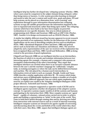 Applying user modelling to human computer interaction design | PDF