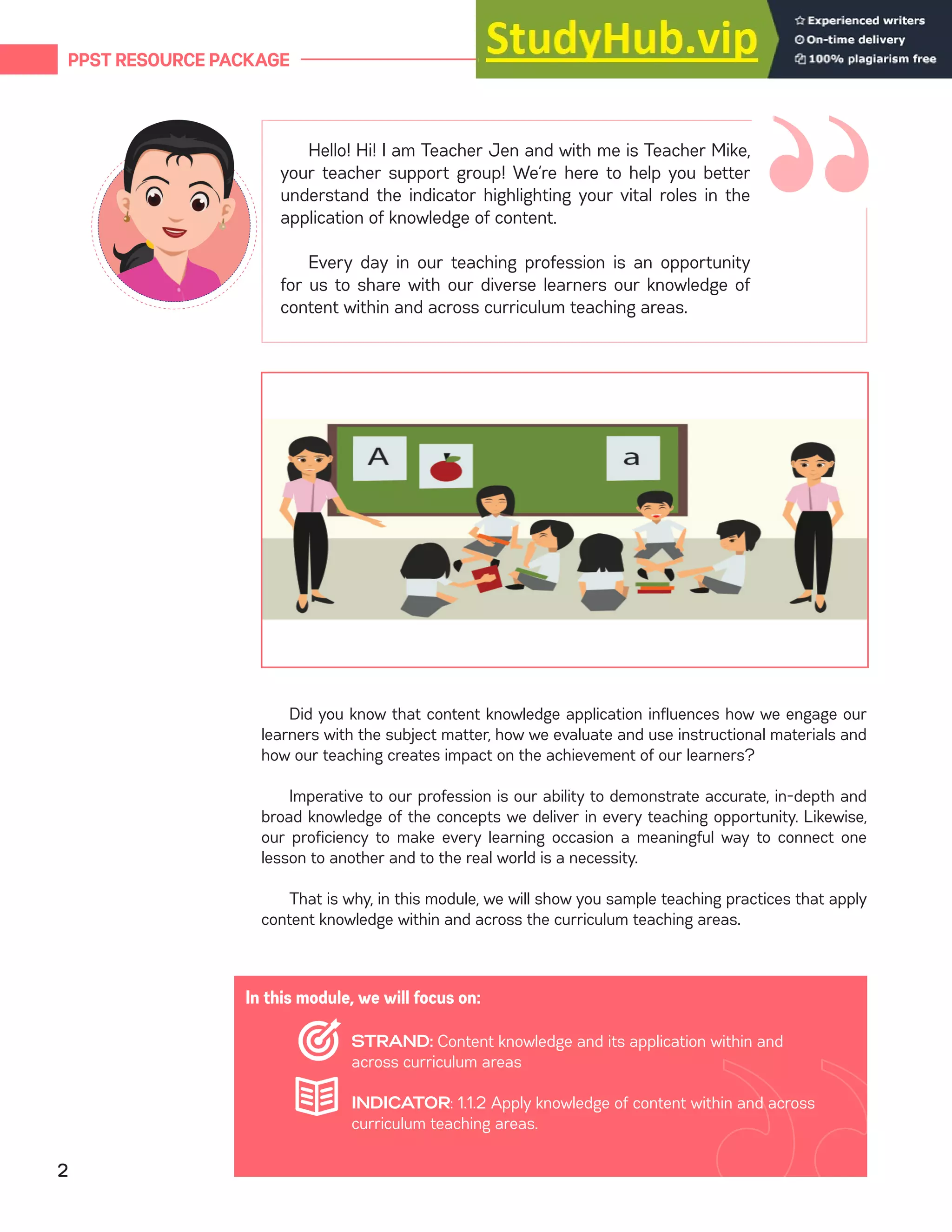 Apply Knowledge Of Content Within And Across Curriculum Teaching Areas ...