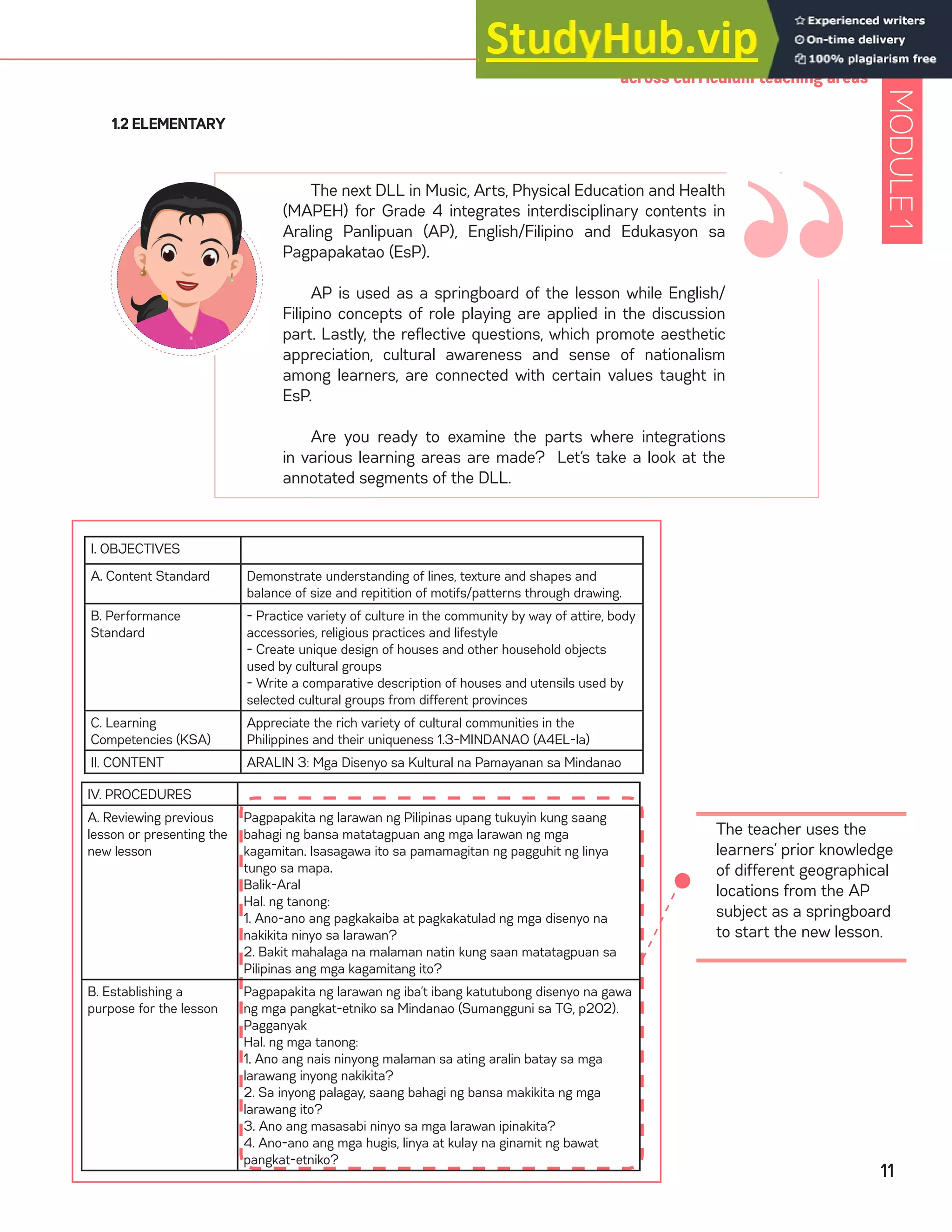 Apply Knowledge Of Content Within And Across Curriculum Teaching Areas ...
