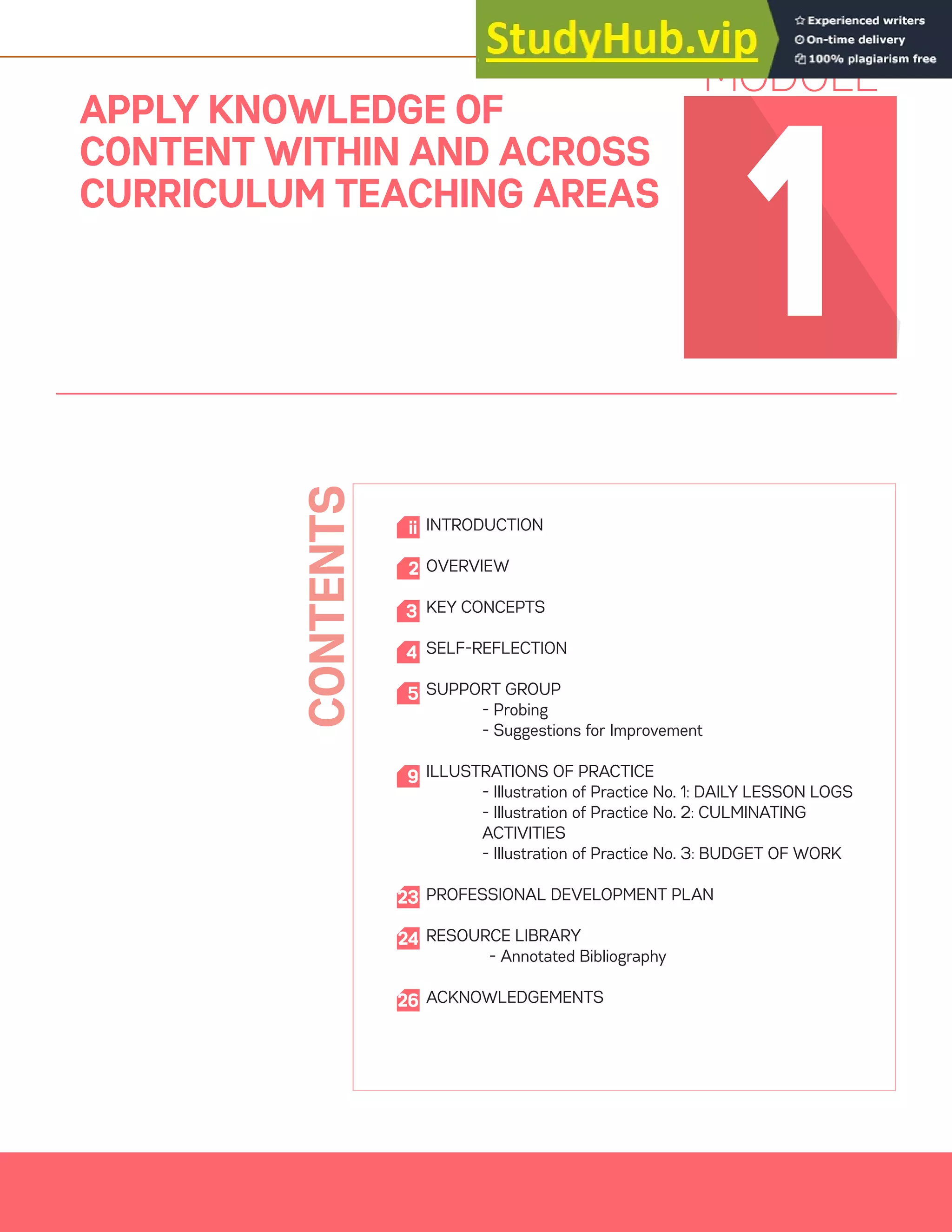 Apply Knowledge Of Content Within And Across Curriculum Teaching Areas ...