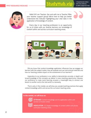 Apply Knowledge Of Content Within And Across Curriculum Teaching Areas ...