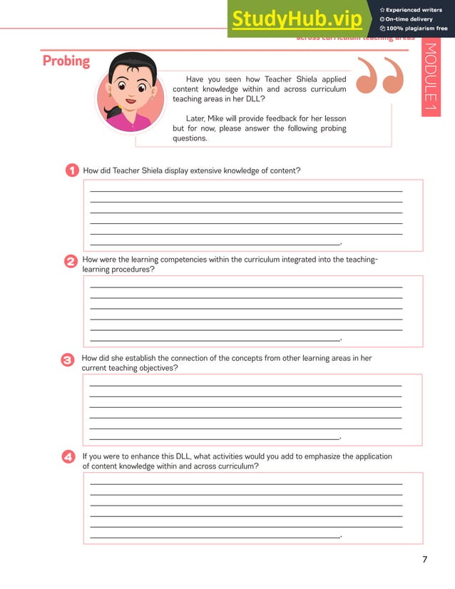 Apply Knowledge Of Content Within And Across Curriculum Teaching Areas ...