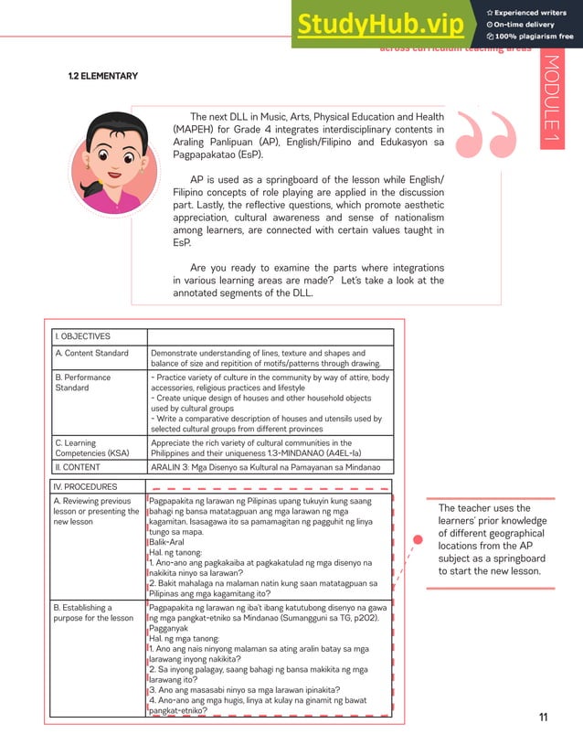 Apply Knowledge Of Content Within And Across Curriculum Teaching Areas ...