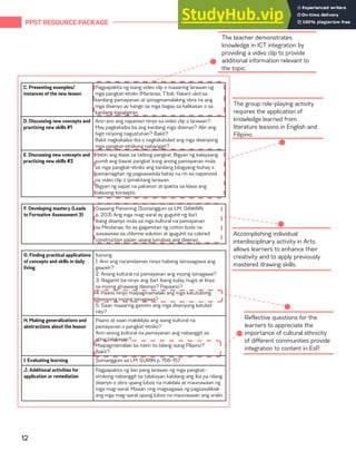 Apply Knowledge Of Content Within And Across Curriculum Teaching Areas ...