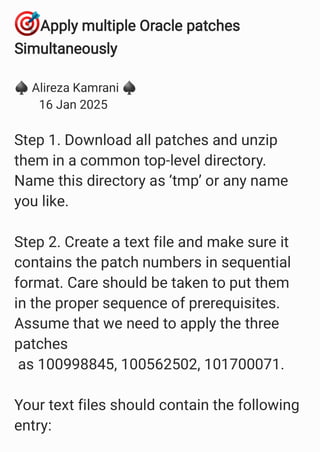 Apply_multiple_Oracle_patches_Simultaneously | PDF