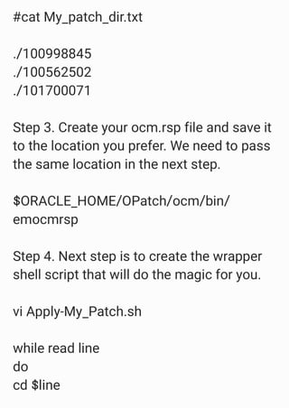 Apply_multiple_Oracle_patches_Simultaneously | PDF