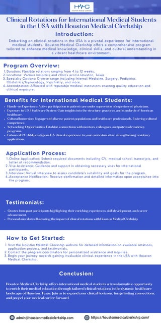 Apply Now-Clinical Rotations for International Medical Students in the ...
