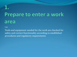Apply OHS practices in the workplace | PPT