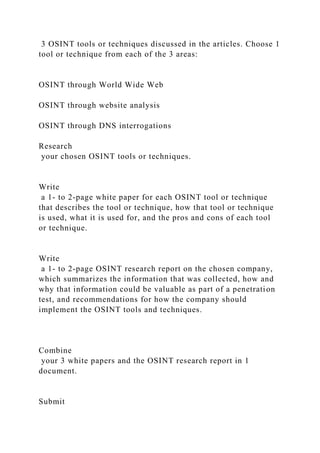 Apply OSINT Research and Presentation [due Day 7]Assignment.docx