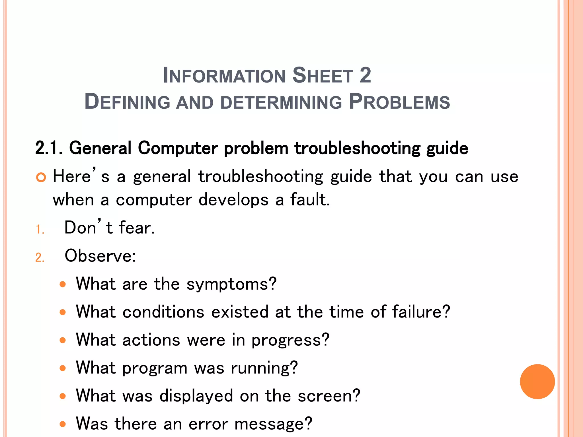 Apply Problem Solving Techniques to Routine Malfunctions.pptx