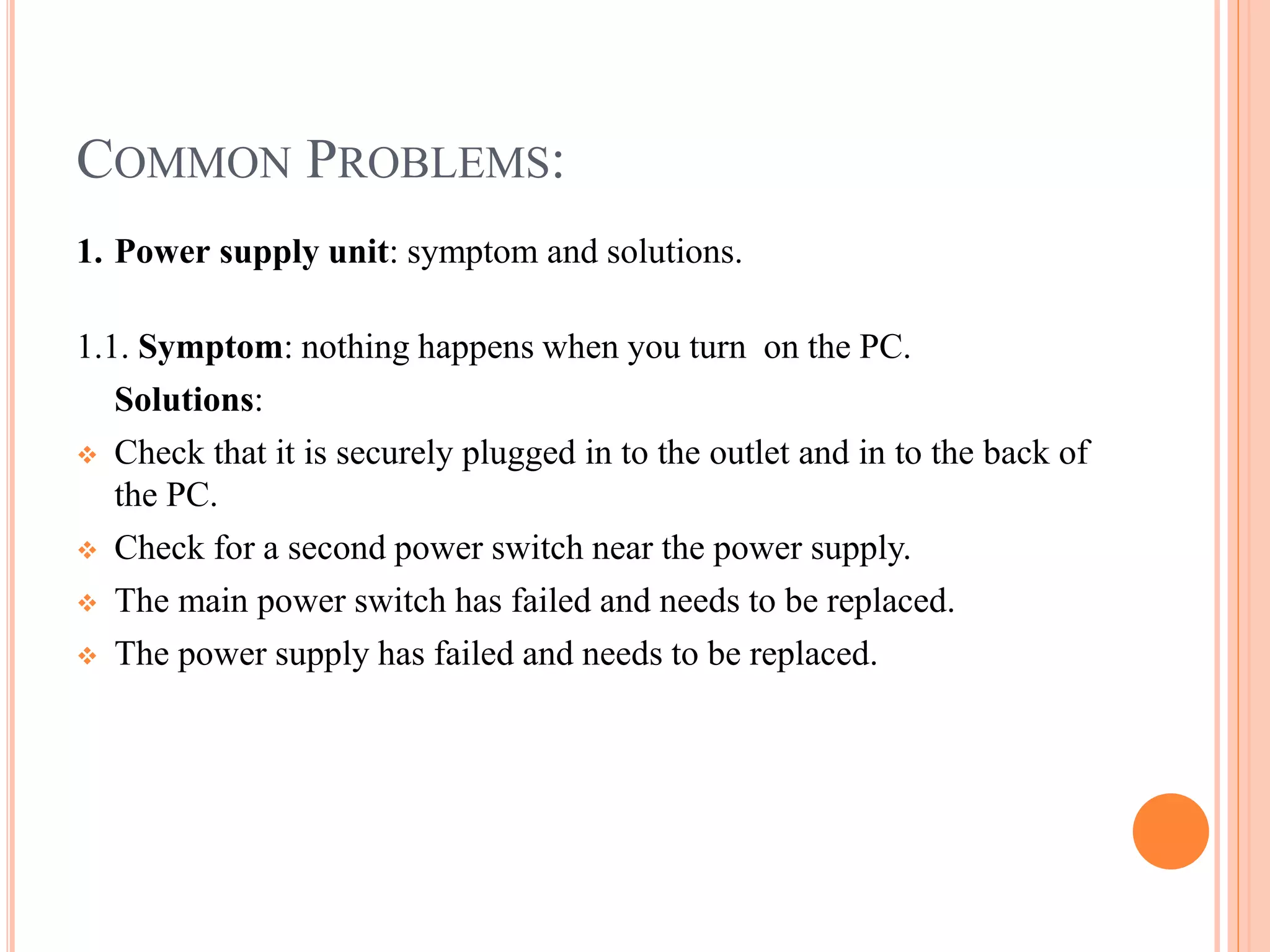 Apply Problem Solving Techniques To Routine Malfunctionspptx It And Internet Support Internet