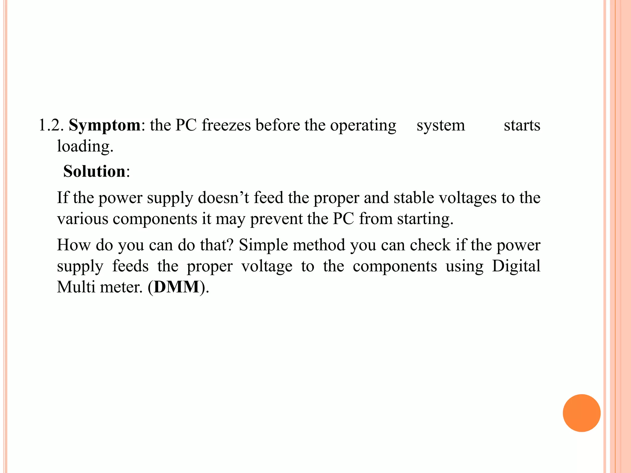 Apply Problem Solving Techniques to Routine Malfunctions.pptx | IT and Internet Support | Internet