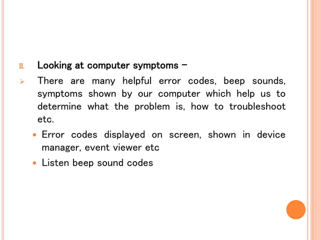 Apply Problem Solving Techniques to Routine Malfunctions.pptx | IT and Internet Support | Internet