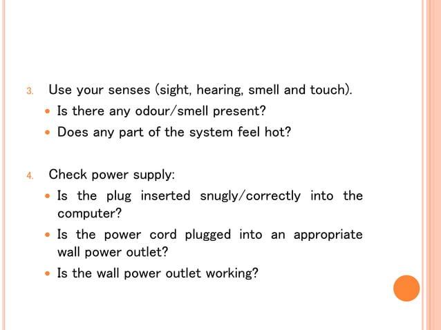 Apply Problem Solving Techniques to Routine Malfunctions.pptx | IT and Internet Support | Internet