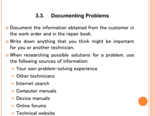 Apply Problem Solving Techniques to Routine Malfunctions.pptx