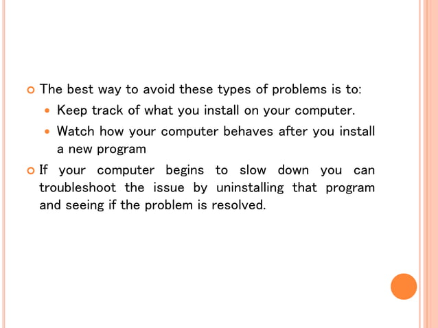 Apply Problem Solving Techniques to Routine Malfunctions.pptx | IT and Internet Support | Internet