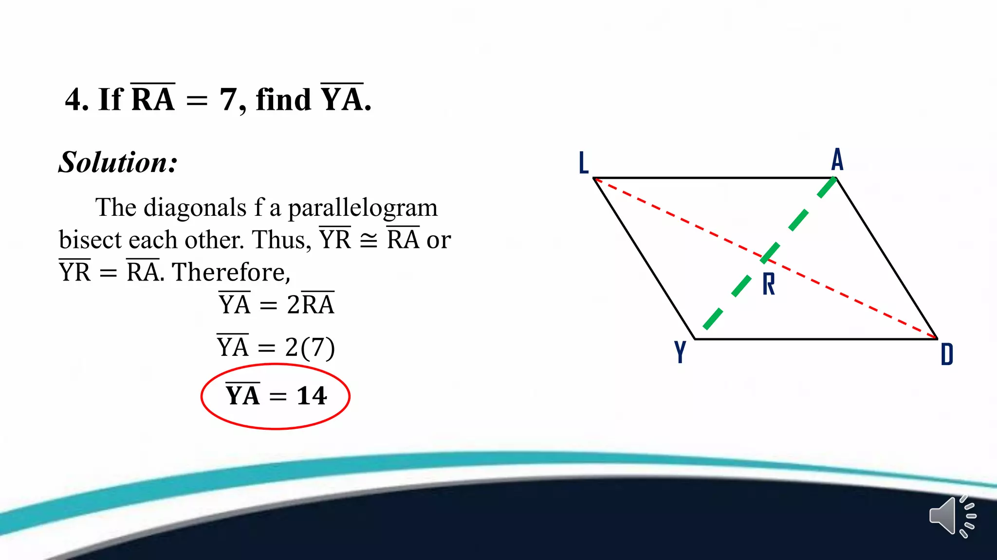 Application of the Properties of Parallelogram | PDF