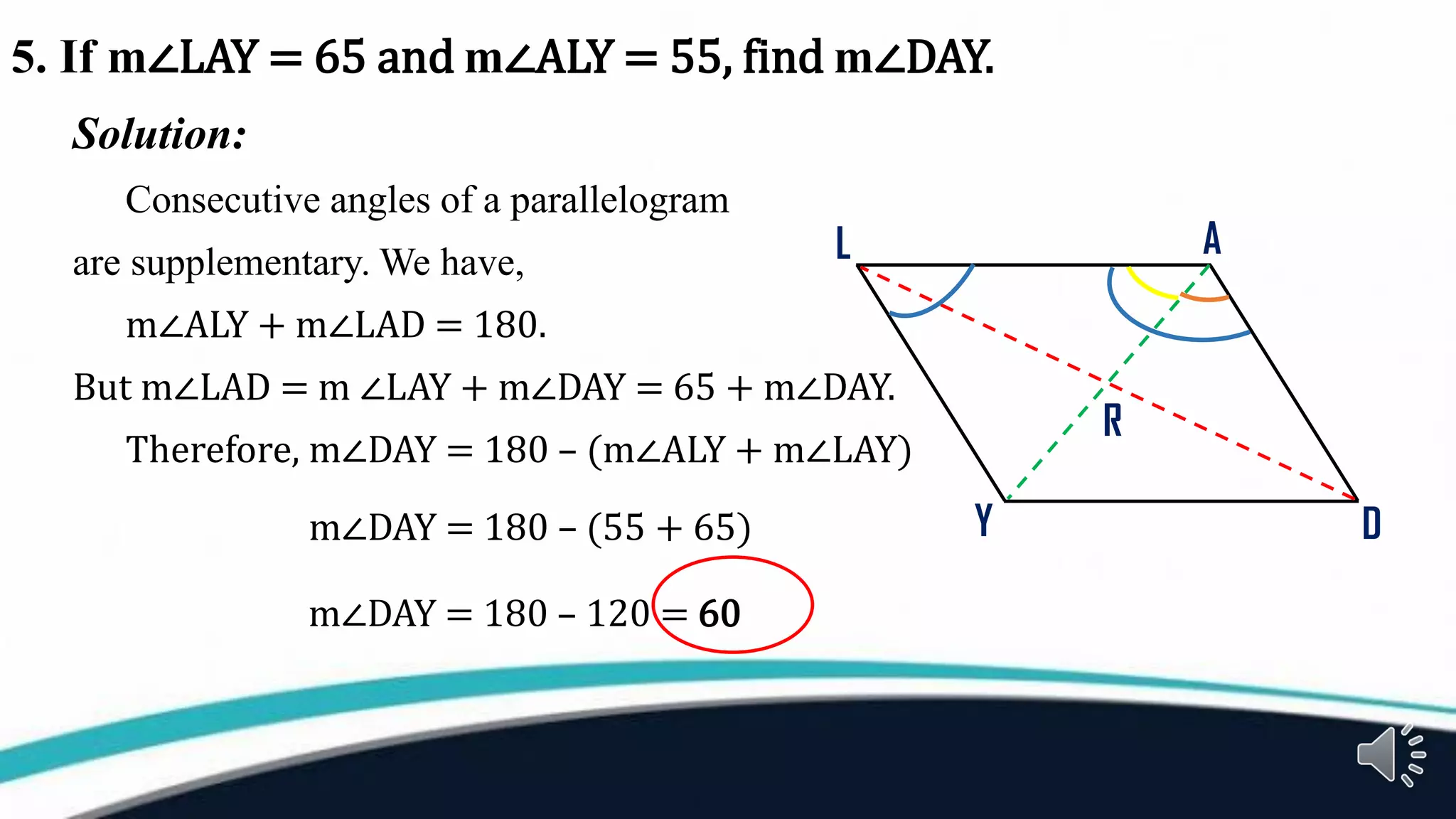 Application of the Properties of Parallelogram | PDF
