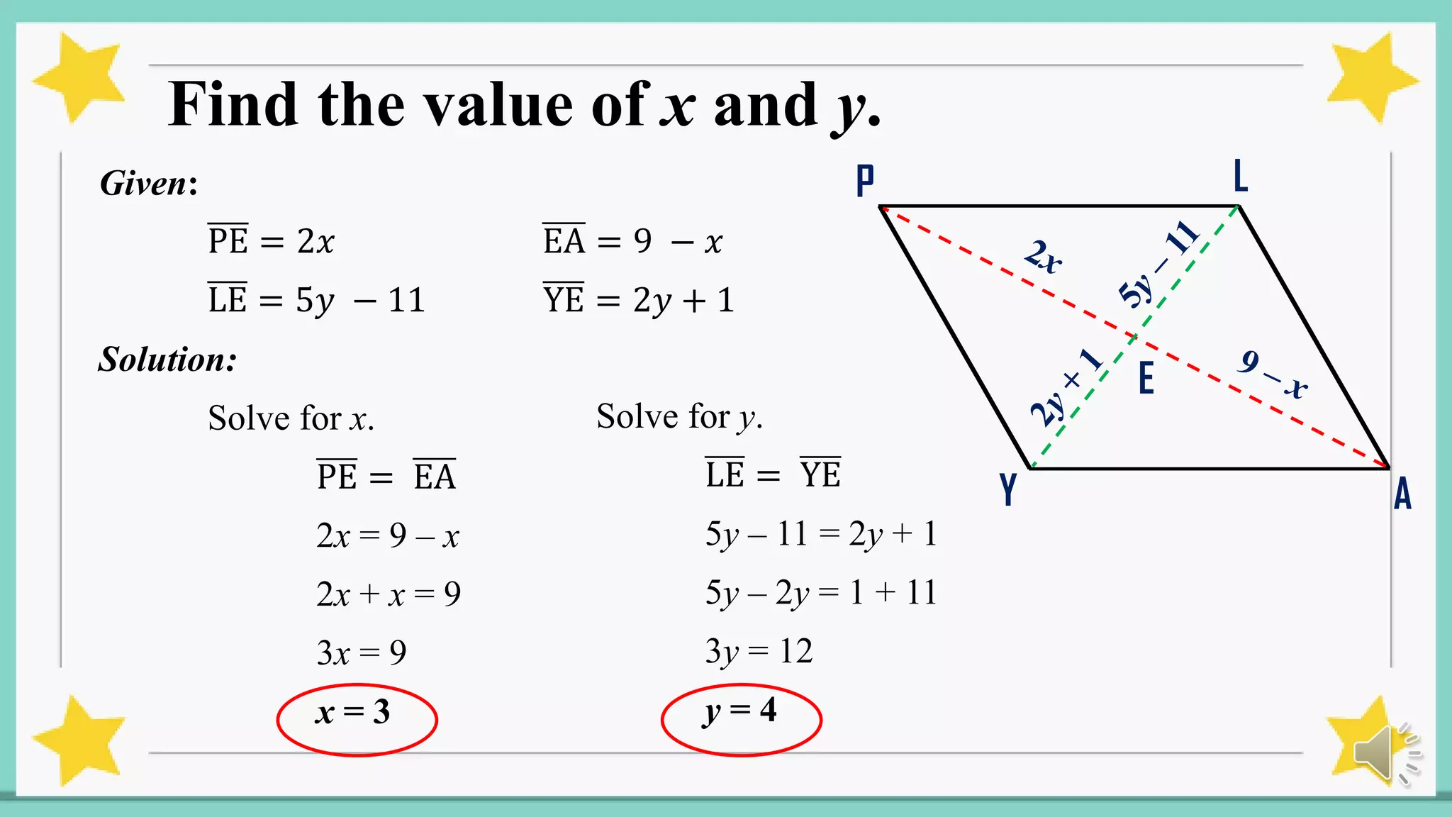 Application of the Properties of Parallelogram | PDF | Physics | Science