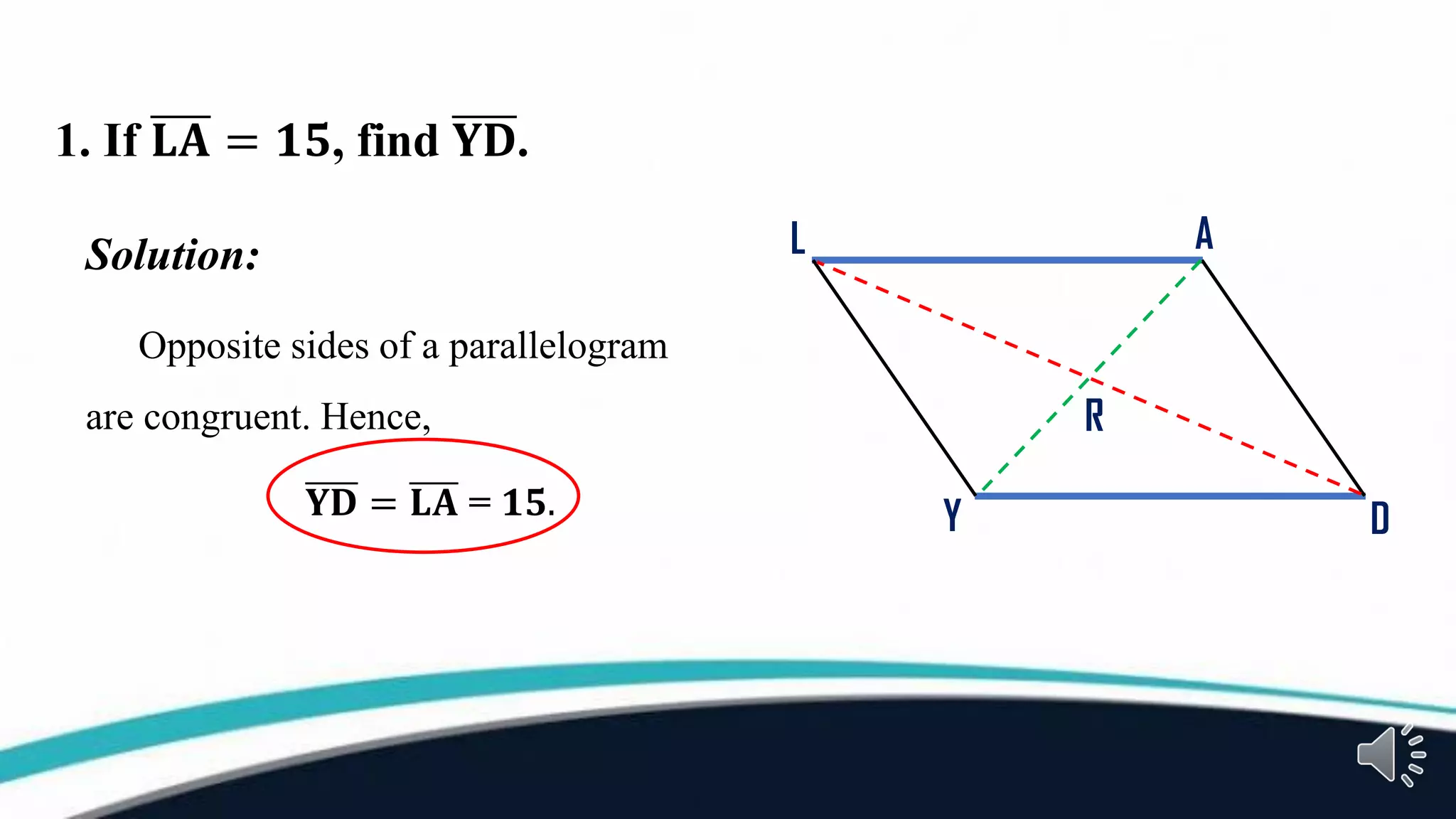 Application of the Properties of Parallelogram | PDF