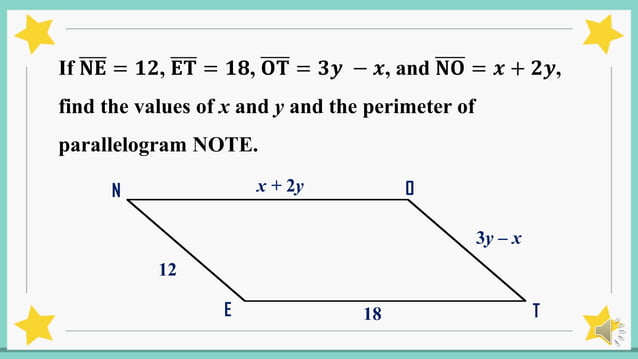 Application of the Properties of Parallelogram | PDF | Physics | Science
