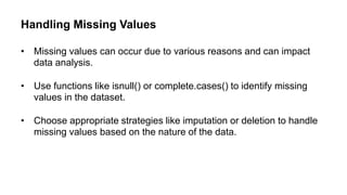 Apply Raw Data Set And Implement The Different Data Warngliing ...