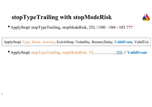 AmiBroker ApplyStop Introduction | PDF