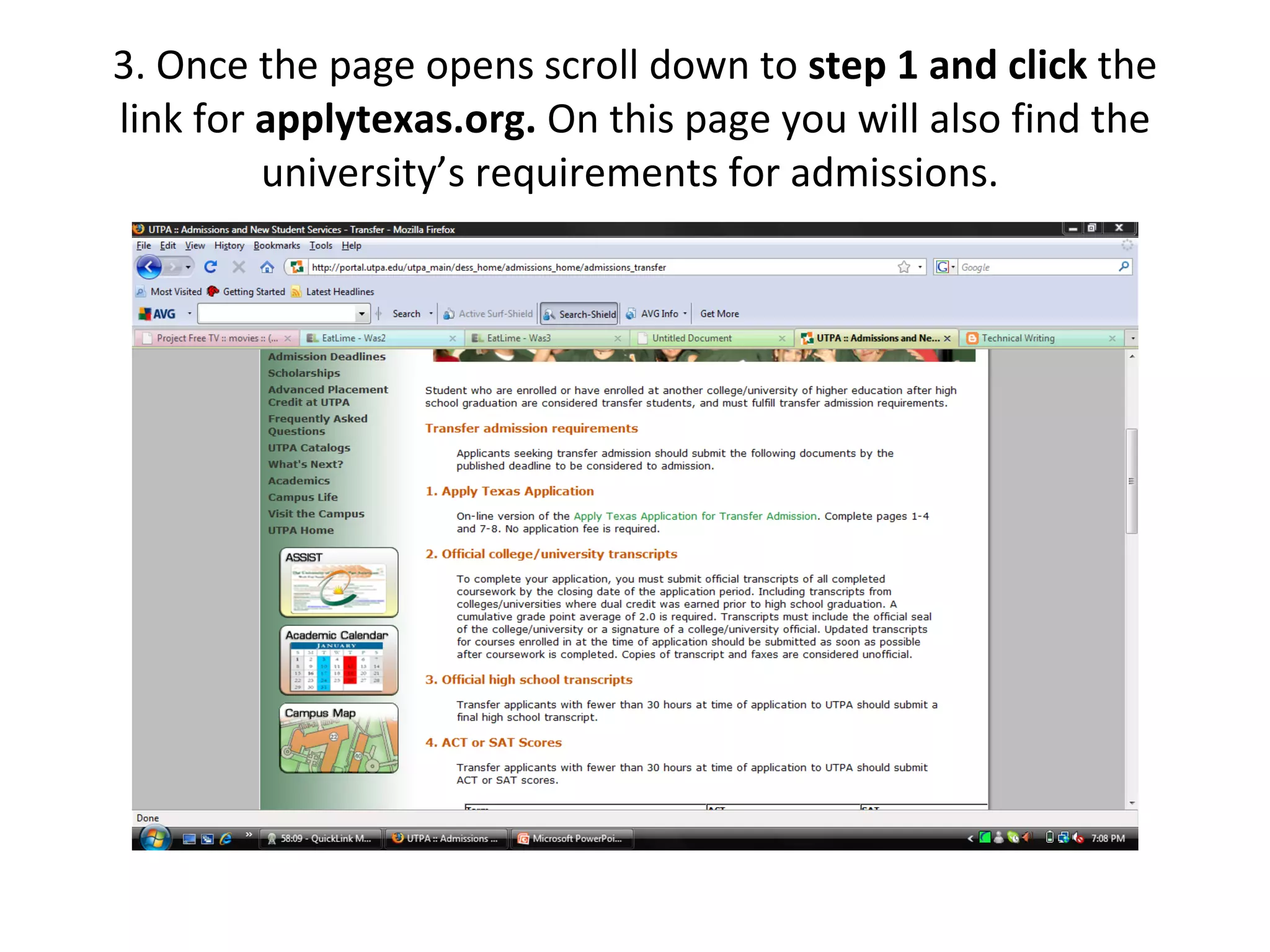 ApplyTexas Instructions | PPT